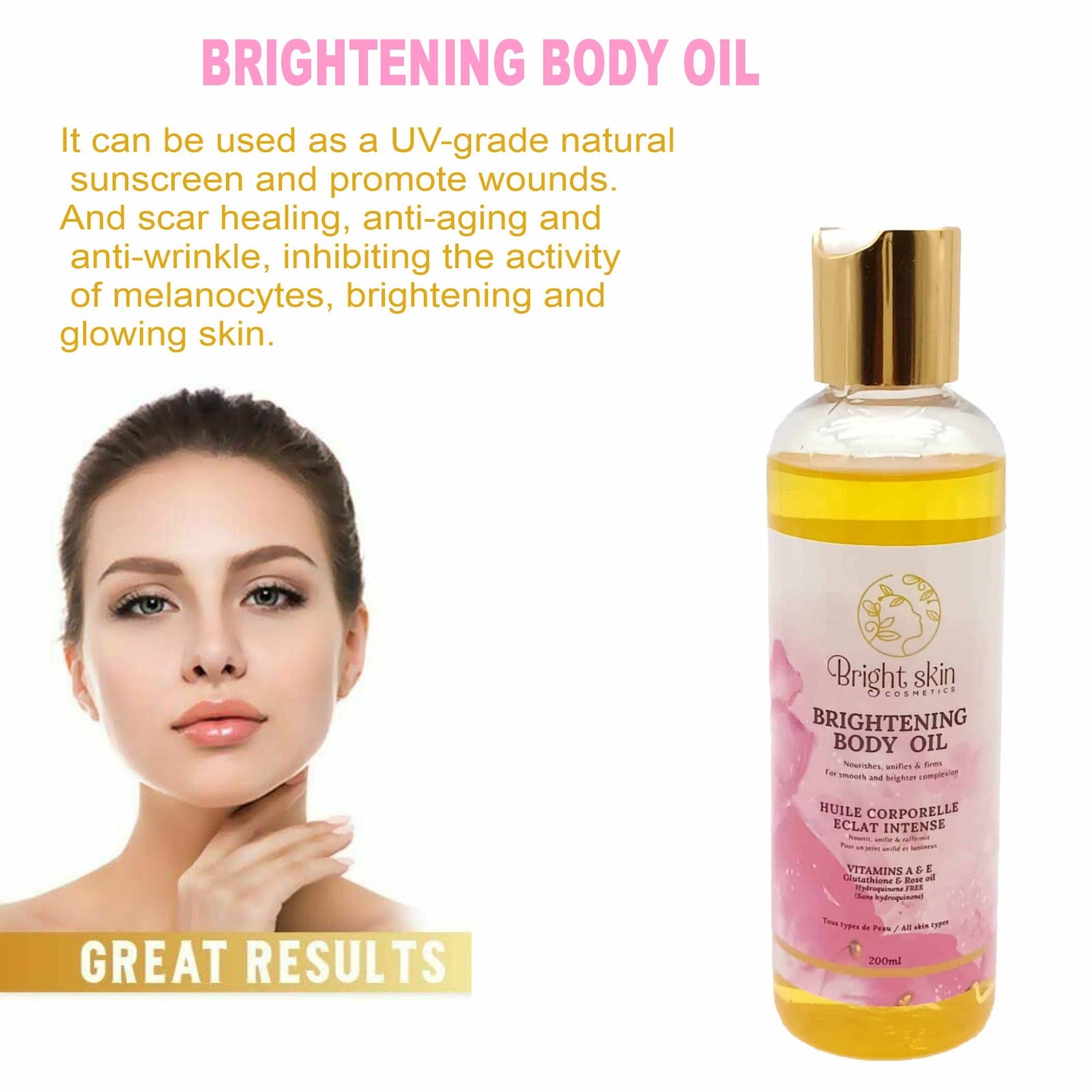 Best Brightening Body Oil – Bright Skin Cosmetics